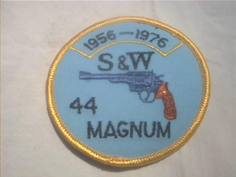 S & W 44 Magnum Logo Patch .44 Mag. For Sale at GunAuction.com - 17078896