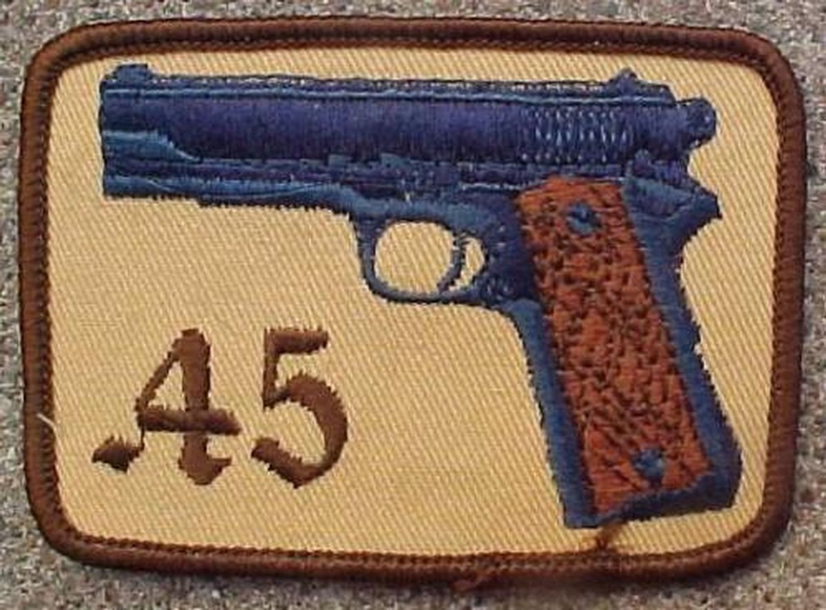 Colt .45 1911 Gun Logo Patch .45 Acp For Sale at GunAuction.com - 17121953