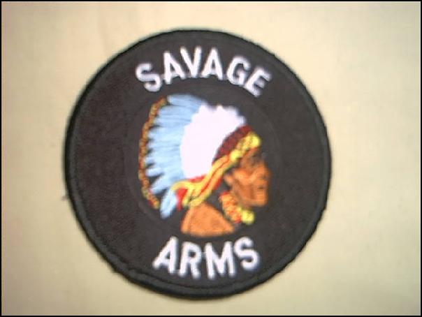 Savage Arms ( Indian Logo ) Patch For Sale at GunAuction.com - 9632166
