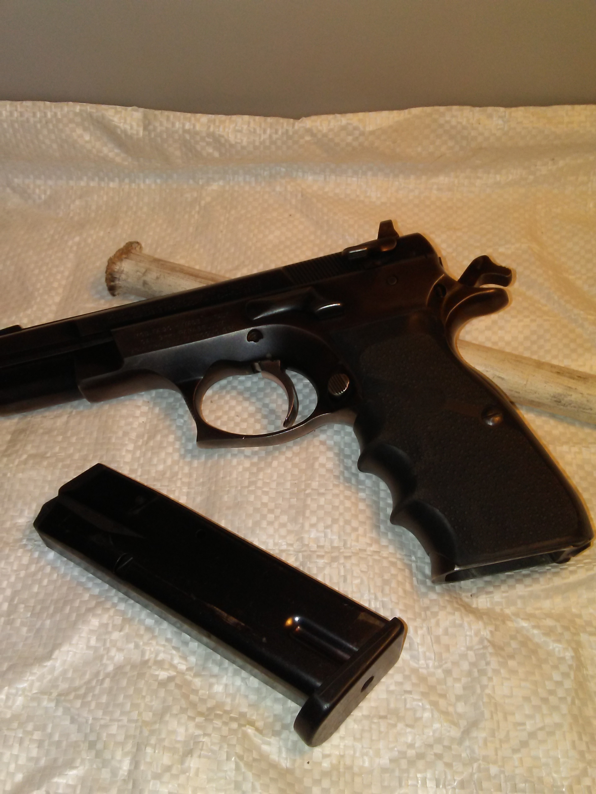 Armi-Italian Tanfoglio Ta 90 Blue, Wrap Around Grips. Imported By Excam ...