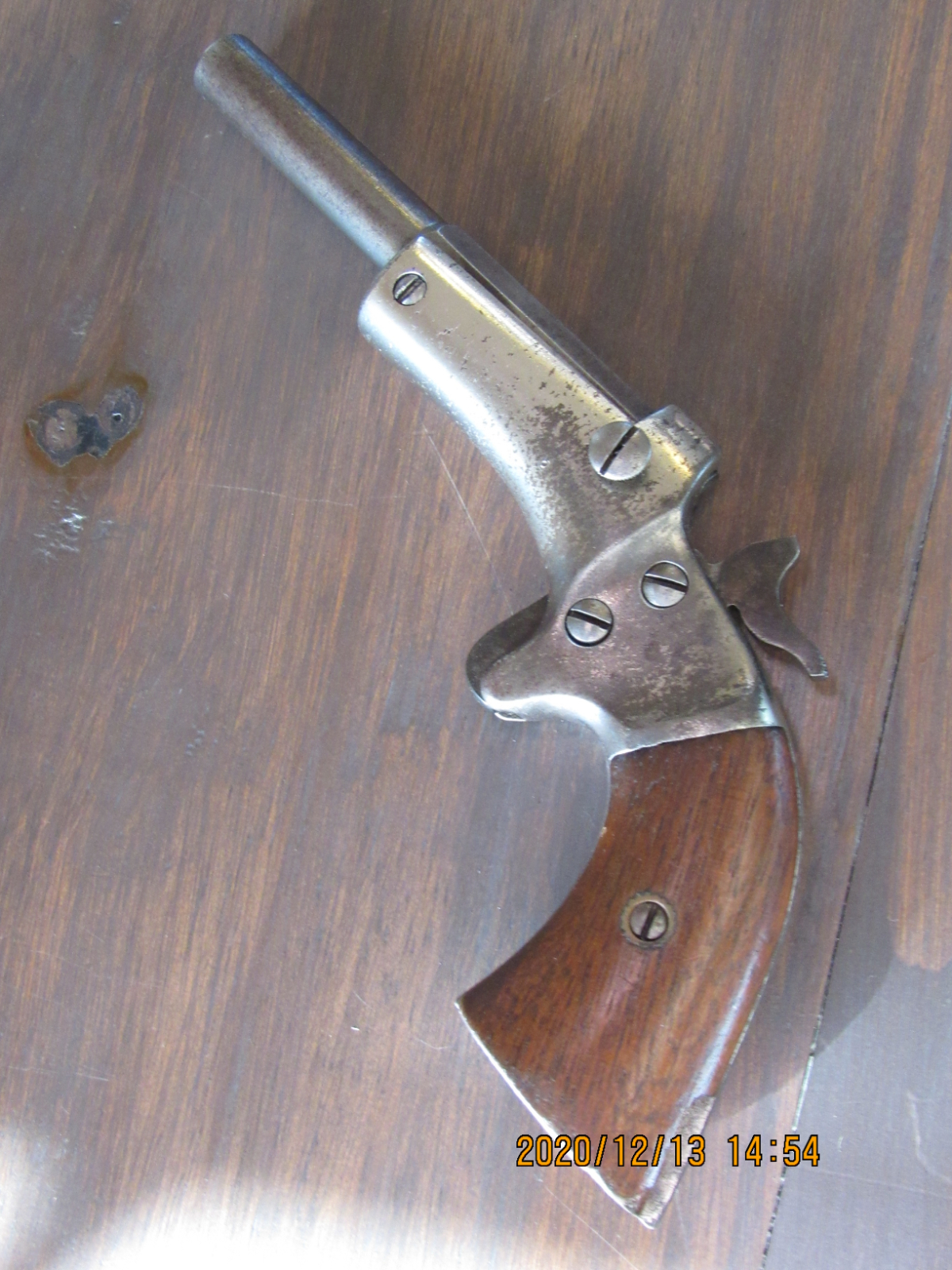 Antique Pocket Boot Pistol J. Stevens A & T Co. Chicopee Falls Mass .22 ...