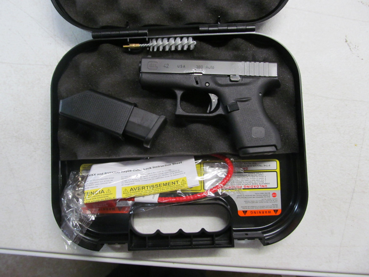 Glock G42 .380 Acp .380 Acp For Sale at GunAuction.com - 17254343