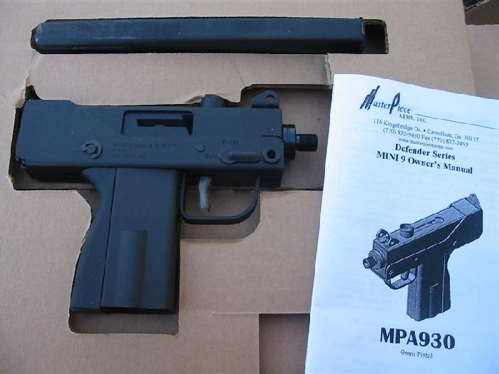 Mpa930t Mini Mac 9mm Threaded Barrel For Sale at GunAuction.com - 8100429