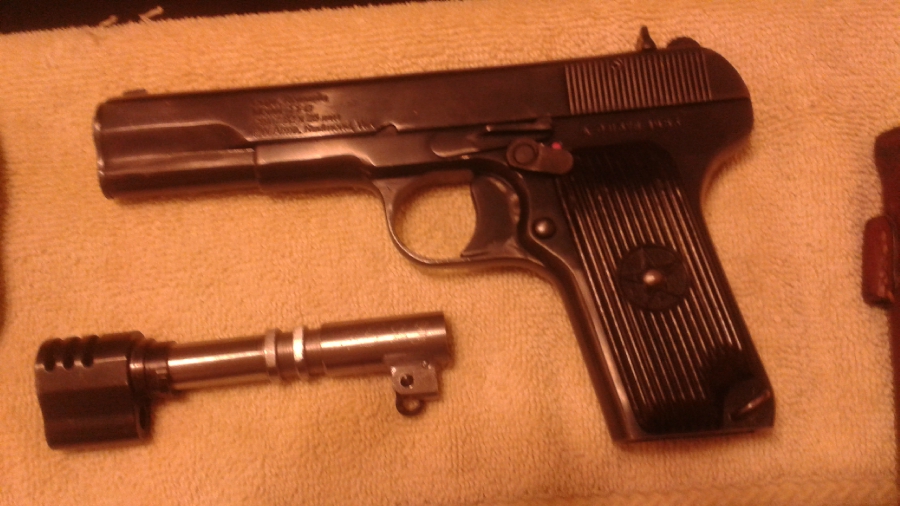 Romanian Tt-33 7.62x25 Pistol Tokarev 7.62x25 / 9mm 7.62x25 Tokarev For ...