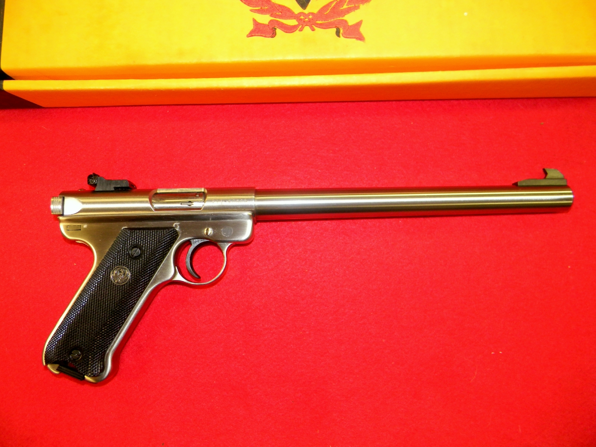 Sturm, Ruger & Co. Inc Mark Ii Target Pistol Kmk-10 10" Stainless .22 ...