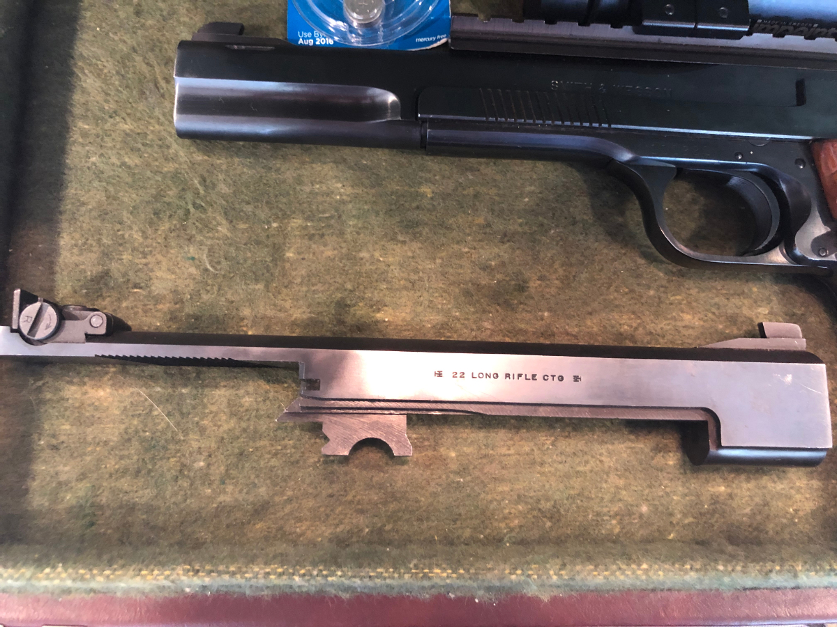 Pictures: Smith & Wesson MODEL 41 22 LONG RIFLE CTG, AIMPOINT SITE ...