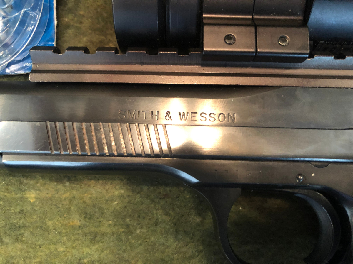 Pictures: Smith & Wesson MODEL 41 22 LONG RIFLE CTG, AIMPOINT SITE ...