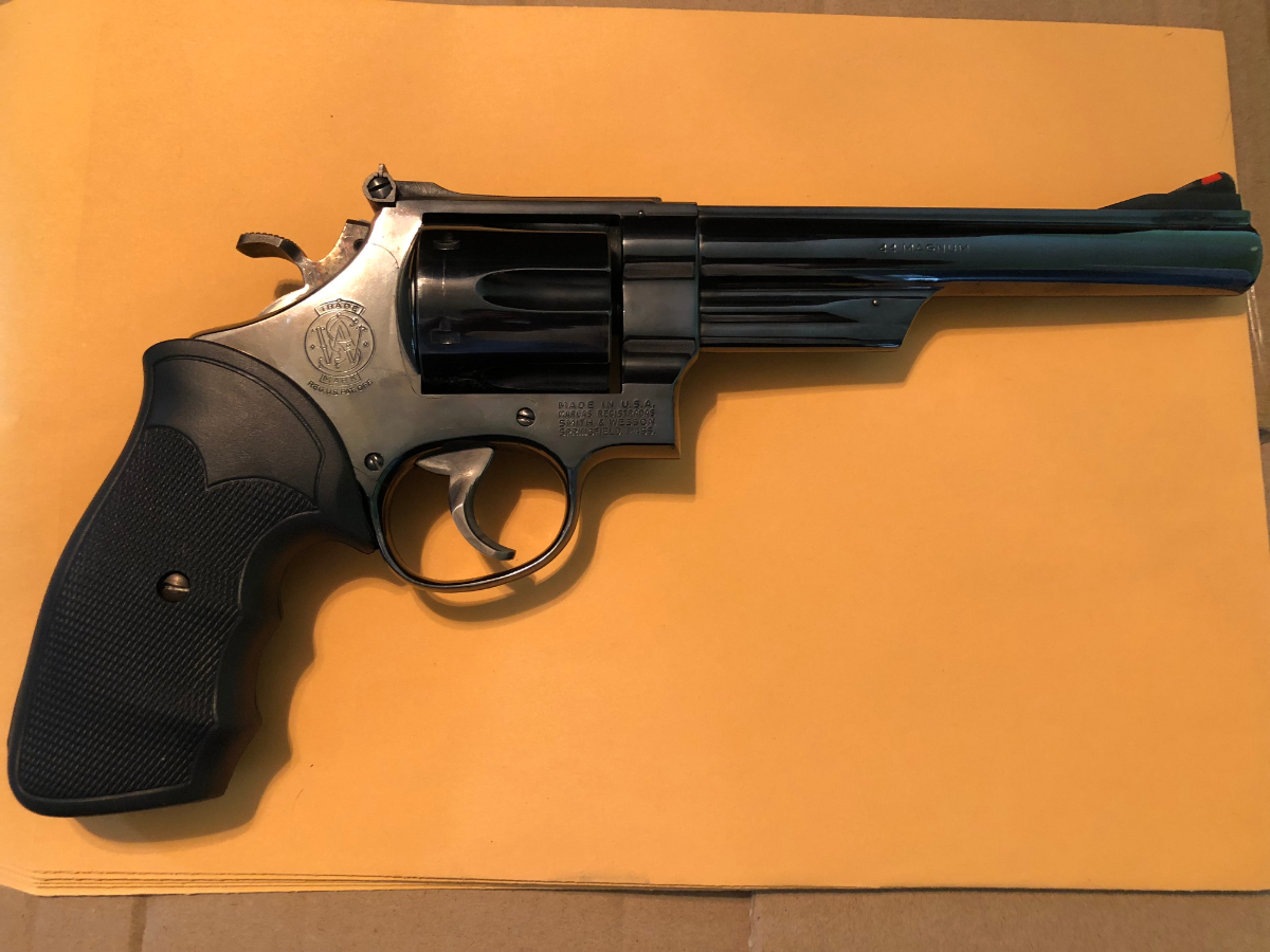 Smith & Wesson Model 29-2, 6 1/2 Inch Barrel, Blued, Adjustable Rear ...