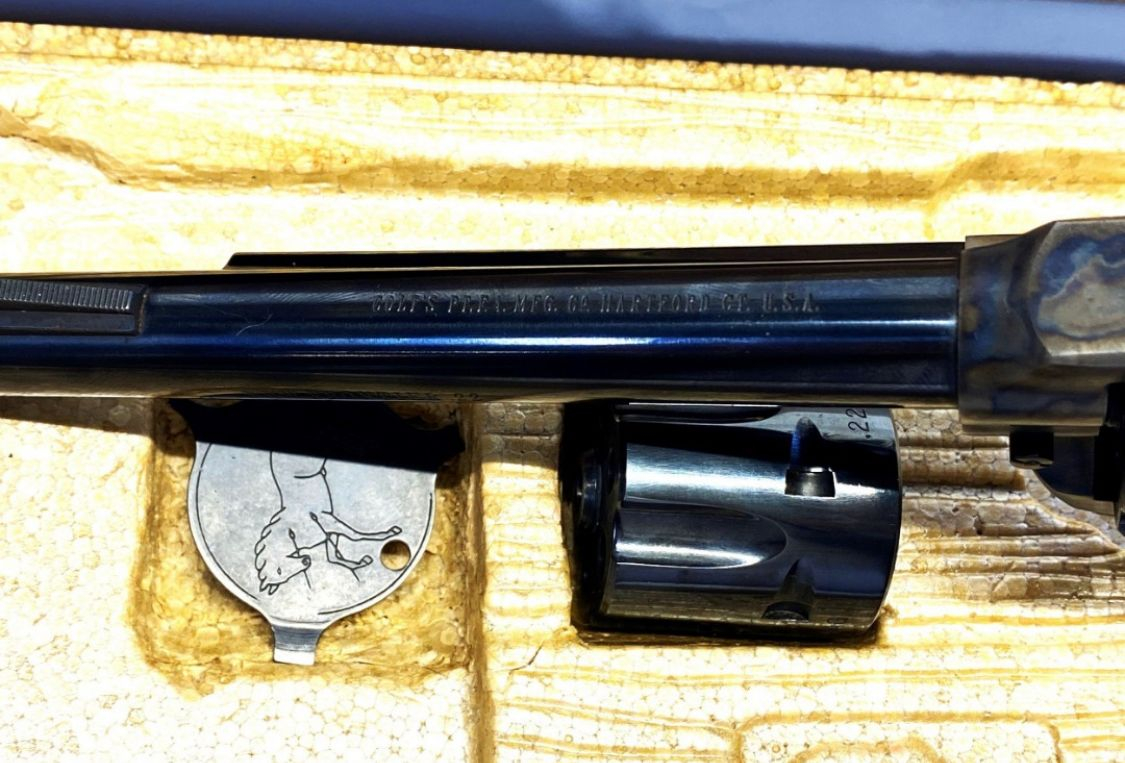 Colt New Frontier Like New In Box Dual Cylinder .22 Long Rifle, .22 Wmr ...