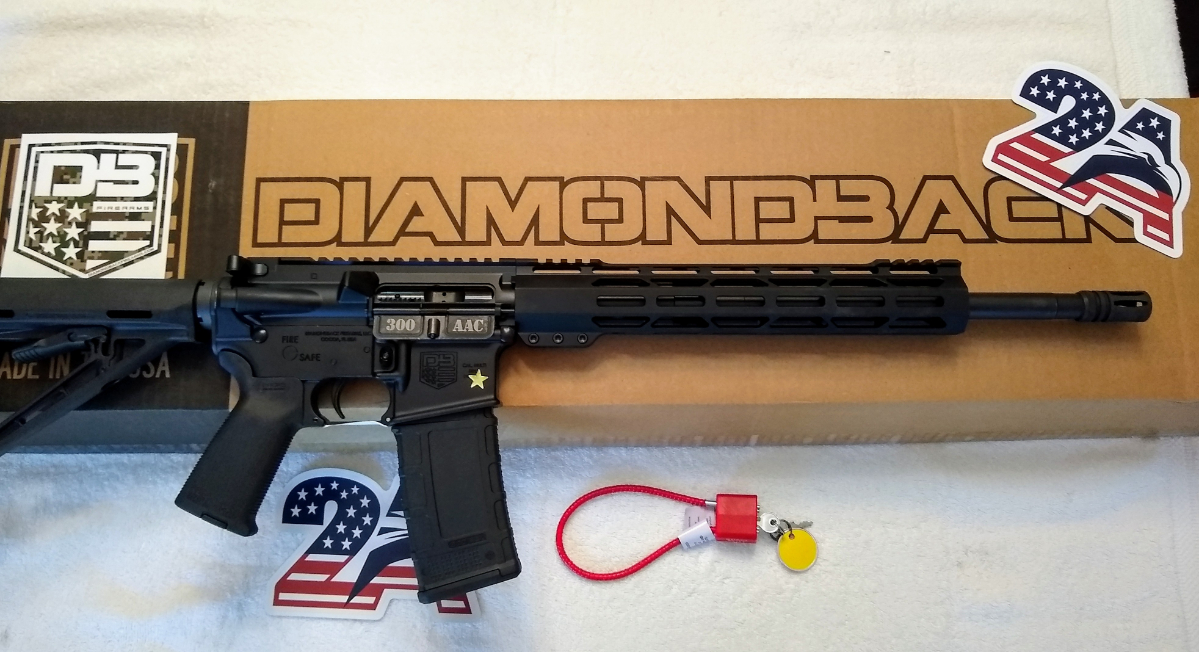 (BINARY TRIGGER ADDED) DIAMONDBACK DB15....300AAC .300 Blackout 17197320 - GunAuction.com
