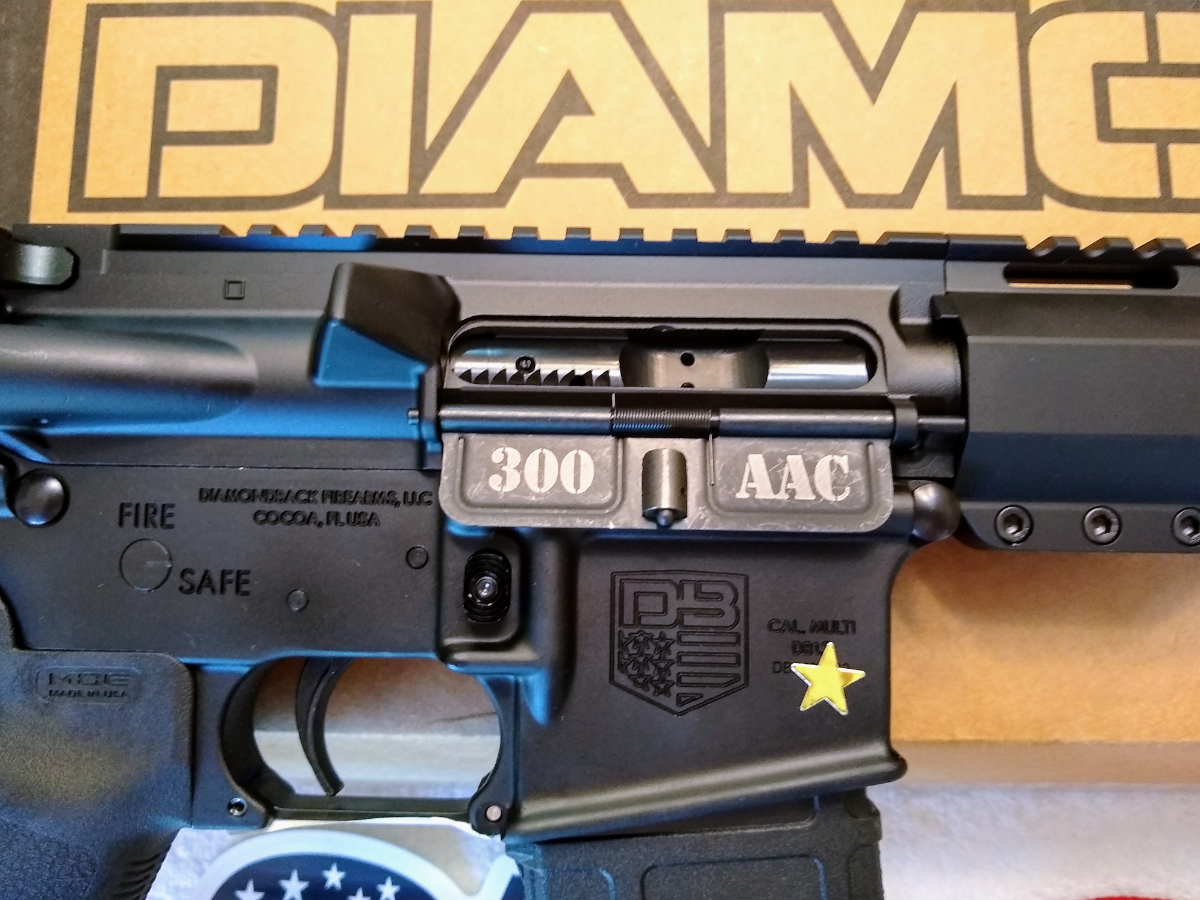 (BINARY TRIGGER ADDED) DIAMONDBACK DB15....300AAC .300 Blackout ...