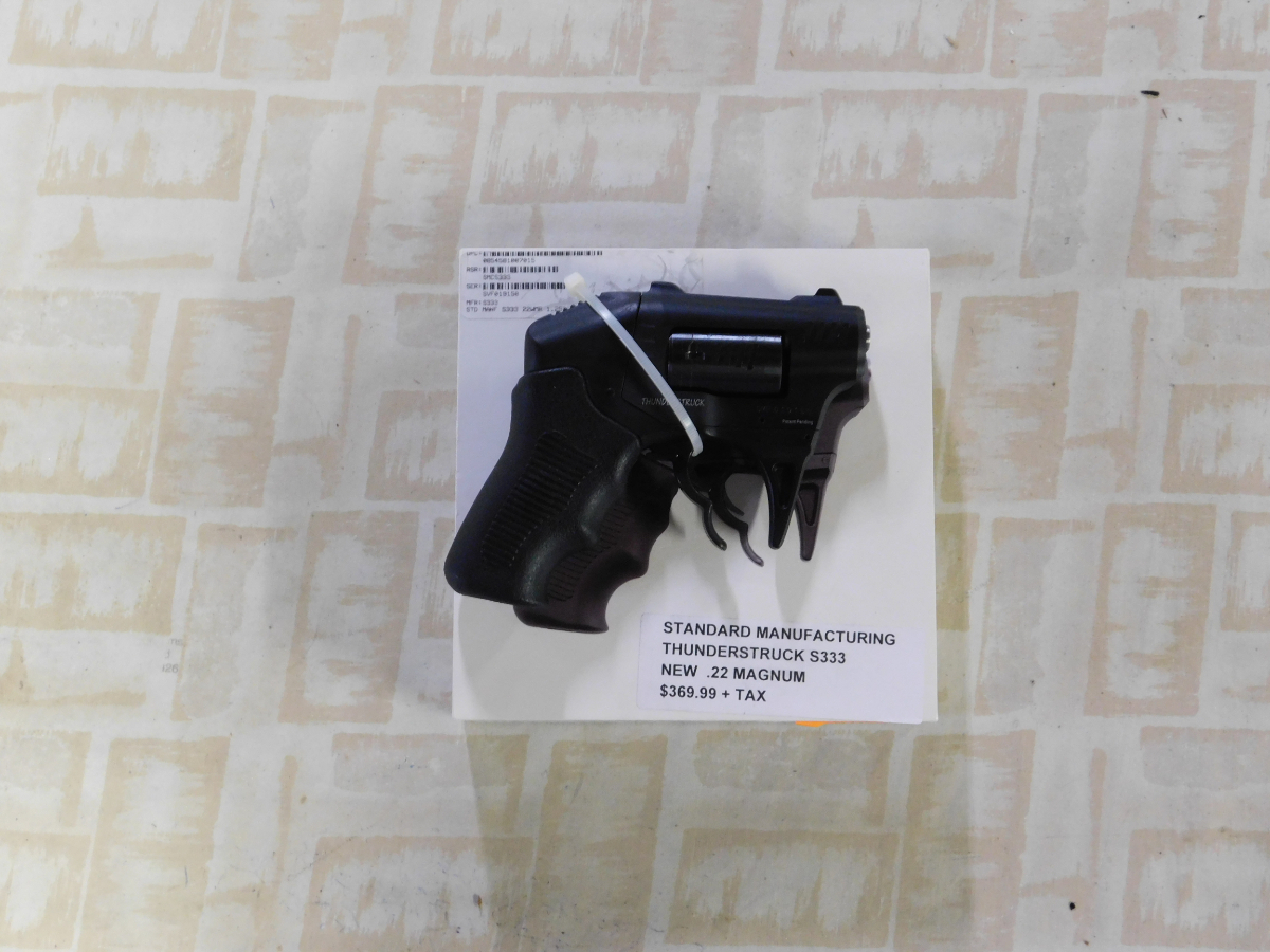 Standard Mfg. Thunderstruck .22 Magnum Double Barrel Revolver New In ...