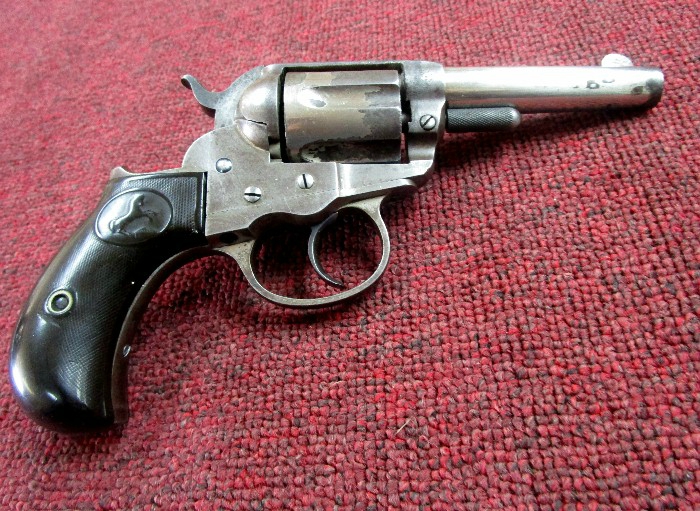 Colt 1877 Lightning 38 cal Mfg 1886 nickel