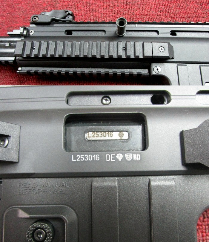 Scar-22 Made In Germany 3-22rd Mags Flip Up Sights Folding Stock .22 Lr ...