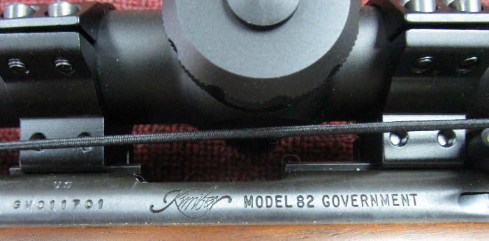 Kimber 82g (Government) Target Rifle With Rings,Level And Target Scope ...
