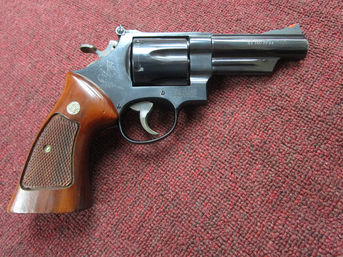 S&W Model 29 4-In Blue .44 Mag. For Sale at GunAuction.com - 16878709