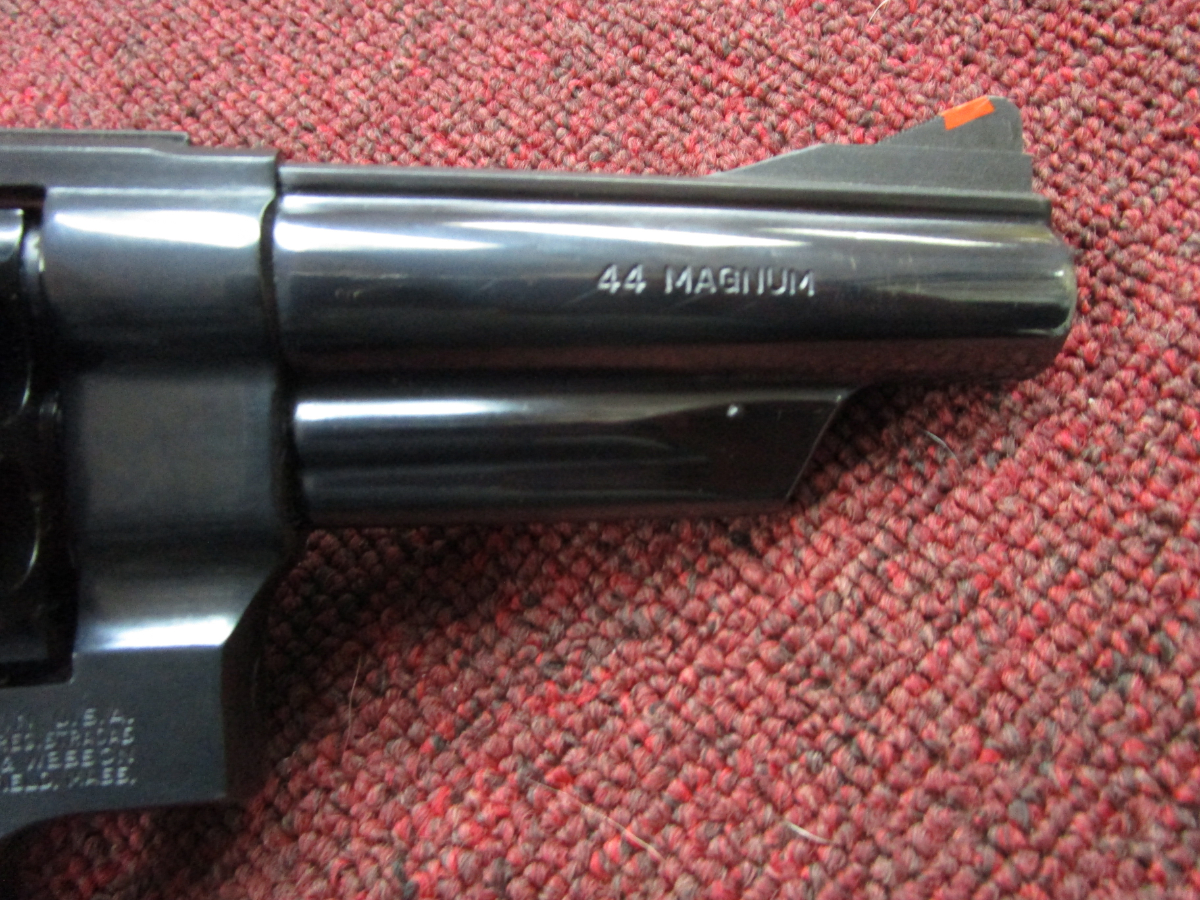 S&W Model 29 4-In Blue .44 Mag. For Sale at GunAuction.com - 16878709