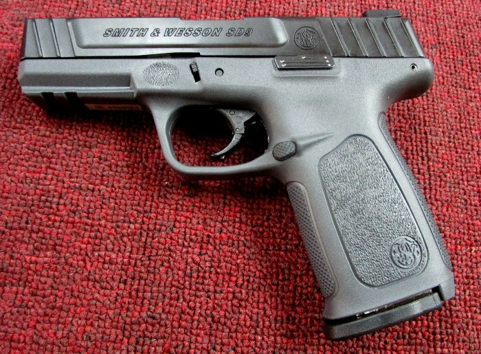 Smith & Wesson model SD9VE,2-16rd mags,grey polymer frame with ...