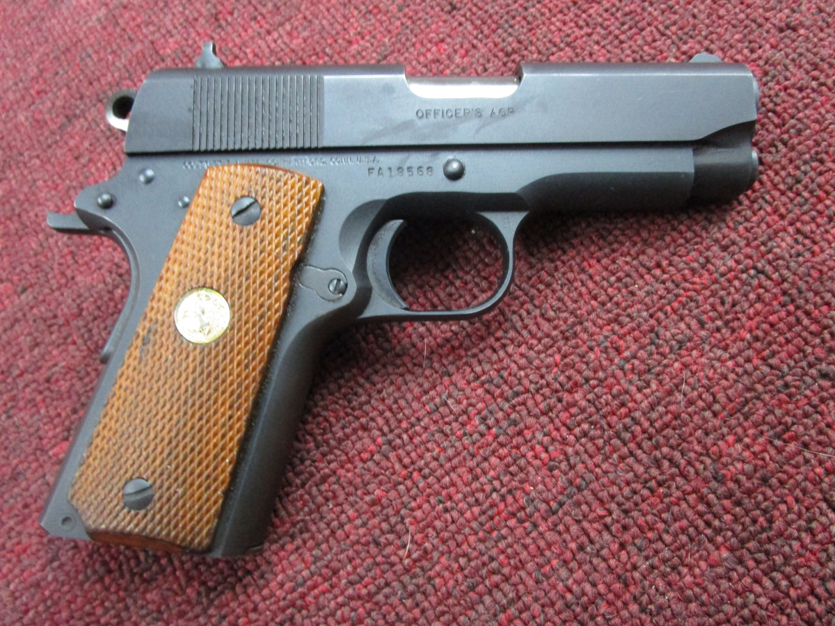 Colt Officers Acp Mk4 Series 80 Novak Night Sights .45 Acp For Sale at ...