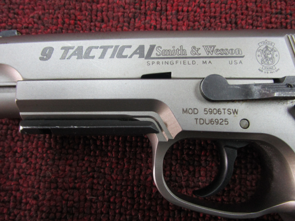 Smith & Wesson 5906 Tsw 1-15rd Mag Stainless Double/Single Action ...