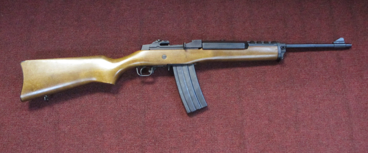 Ruger Mini 14 Blueranch Rifle Wood Stock,Adj Rear Sight 3 -30rd Mags No ...