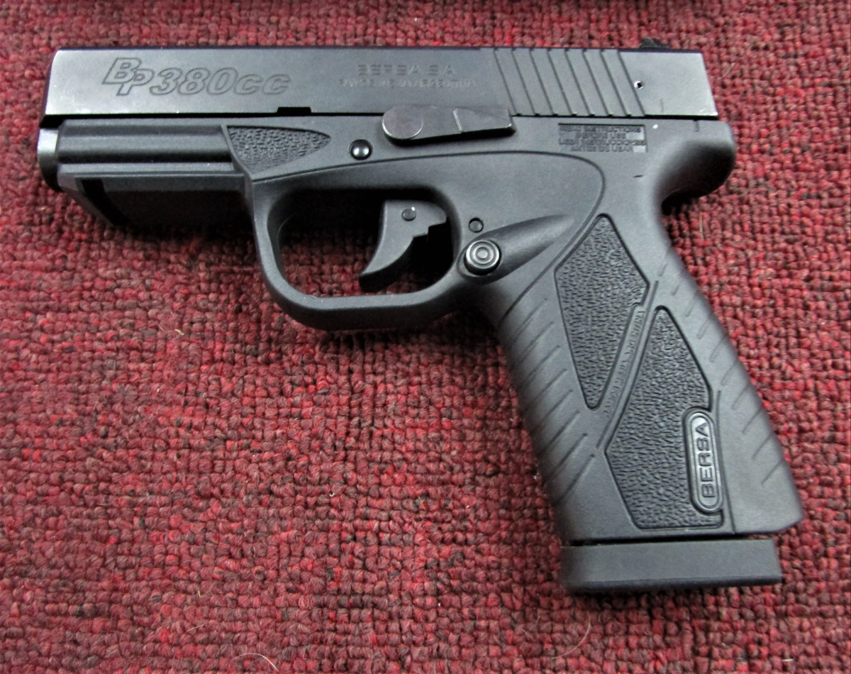 Bersa Bp380cc 2-8rd Mags Polymer Frame Steel Slide Like Glock .380 Acp ...