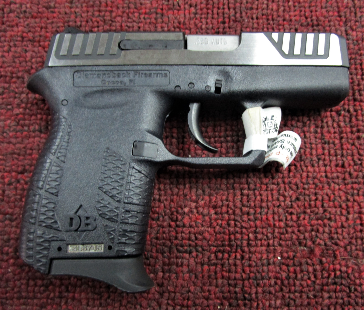 Pictures: Diamondback STAINLESS DUO TONE SLIDE,STRIKER FIRED,VERY VERY ...