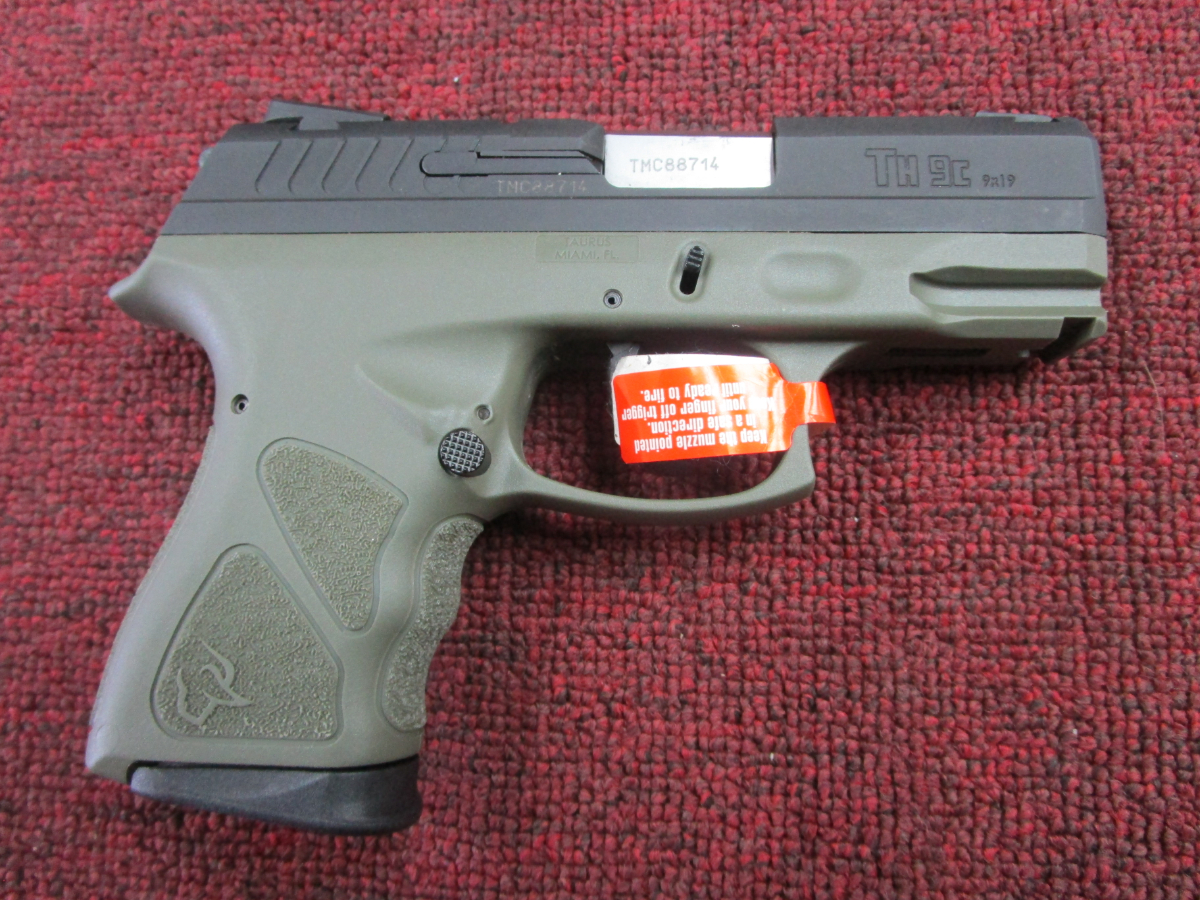 Taurus Th9 Green Frame 1-17rd Anf 1-13rd Mag 9mm Luger For Sale at ...