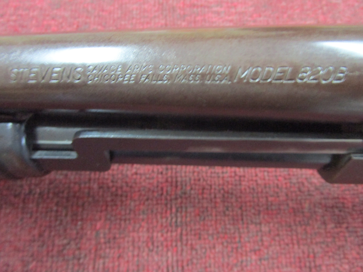 Stevens 820b 12ga 2-3/4 Shells 5-Shot Multi Choke Mfg 1950 12 Ga For ...