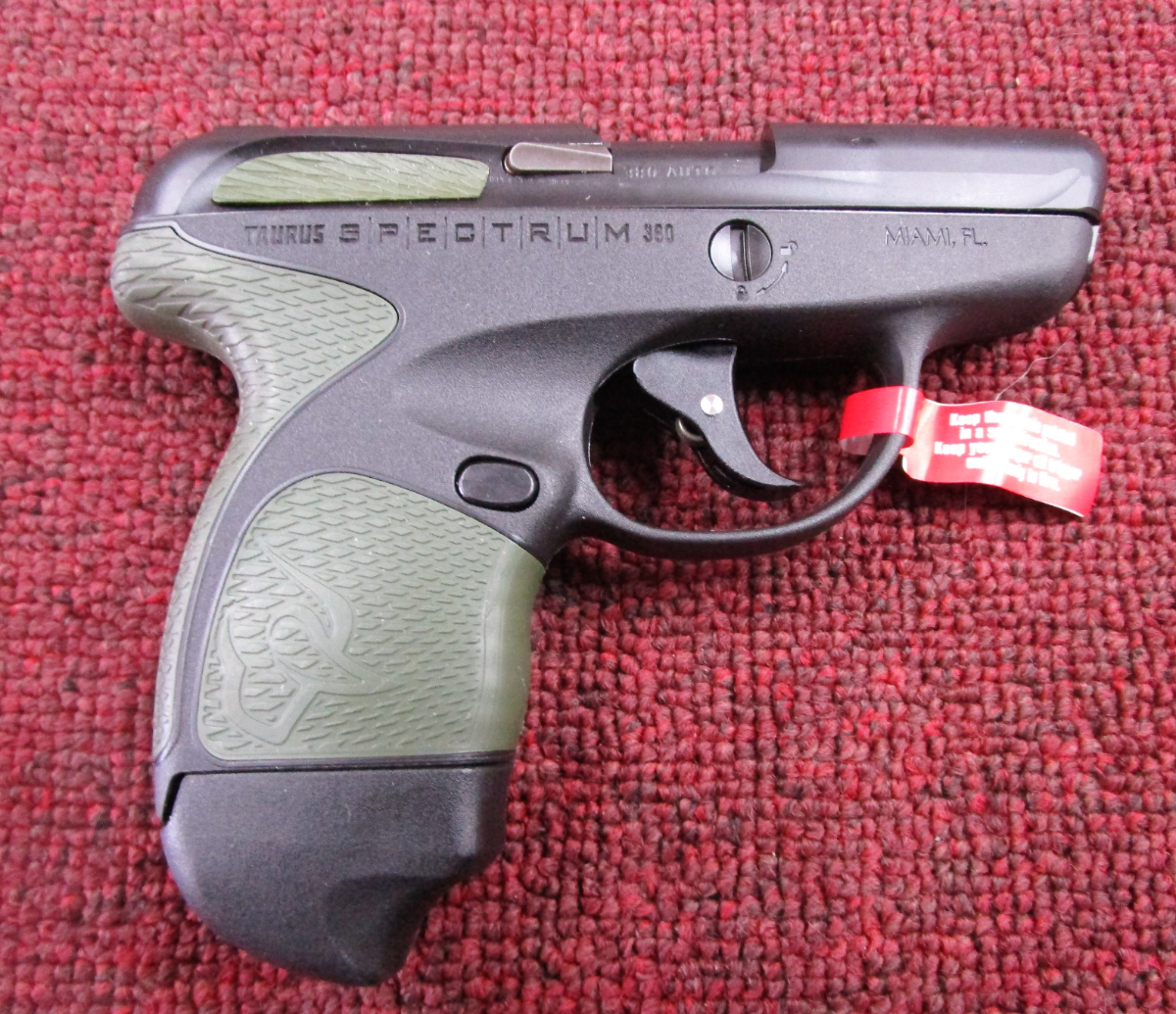 Taurus Spectrum 2 Magazines 1-6rd 1-7rd Black And Dark Green .380 Acp ...