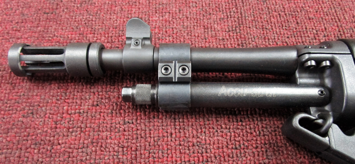 Ruger MINI 14 RANCH RIFLE WITH ACCU-STRUT SOCOM PACKAGE 4X SCOPE 2-MAGS ...