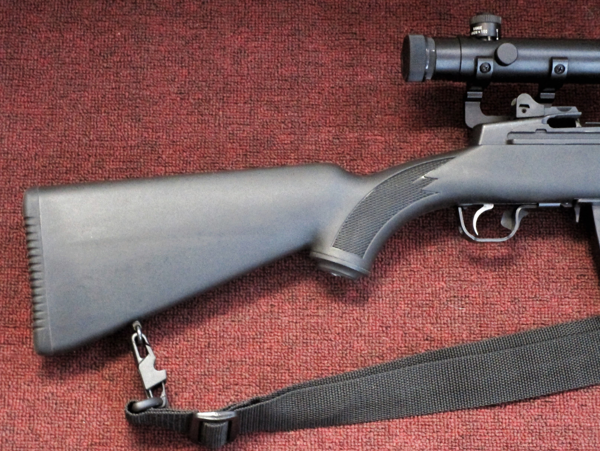 RUGER - MINI 14 RANCH RIFLE WITH ACCU-STRUT SOCOM PACKAGE 4X SCOPE 2 ...