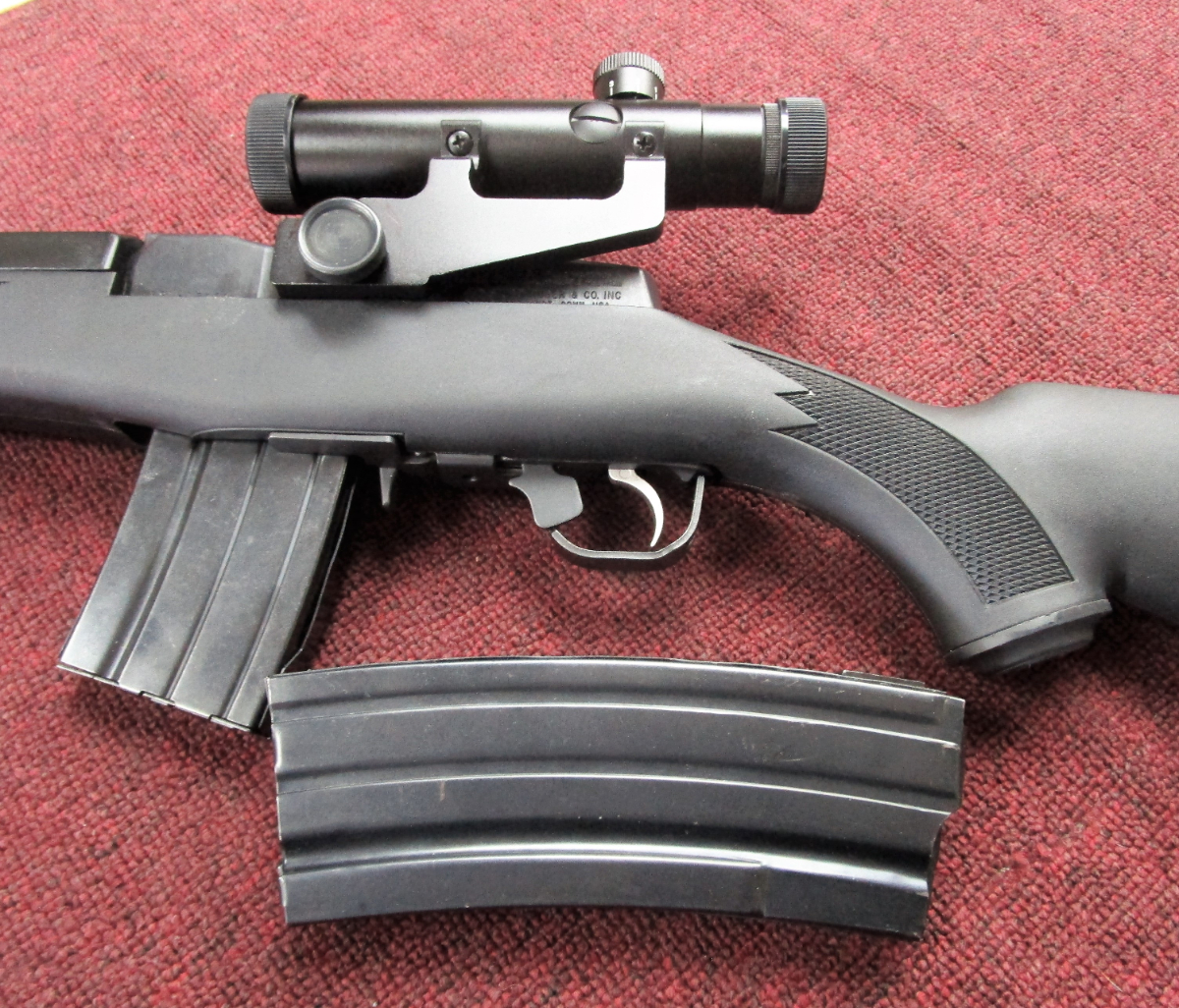 RUGER - MINI 14 RANCH RIFLE WITH ACCU-STRUT SOCOM PACKAGE 4X SCOPE 2 ...