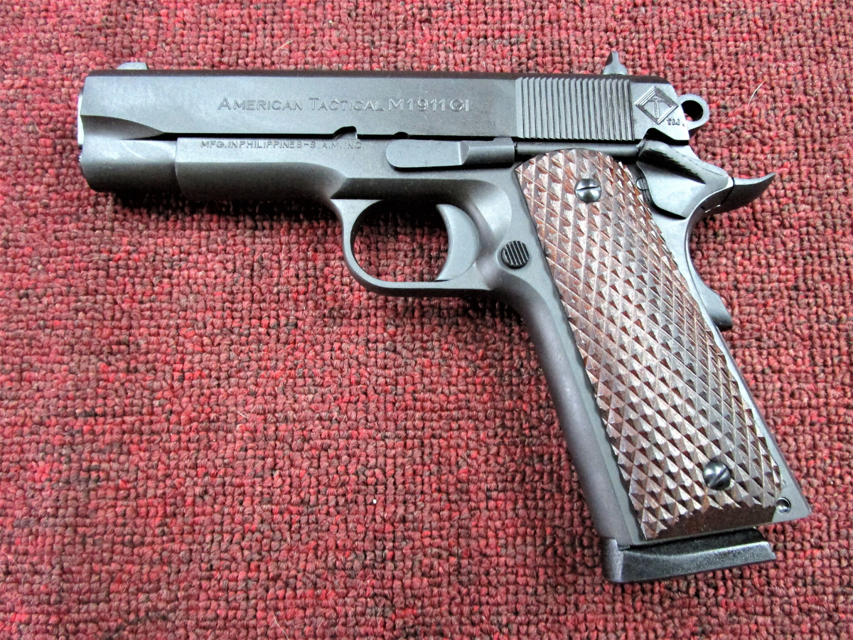 Ati Commander 4.25in Barrel Checkered Wood Grips Beautiful Fit And ...
