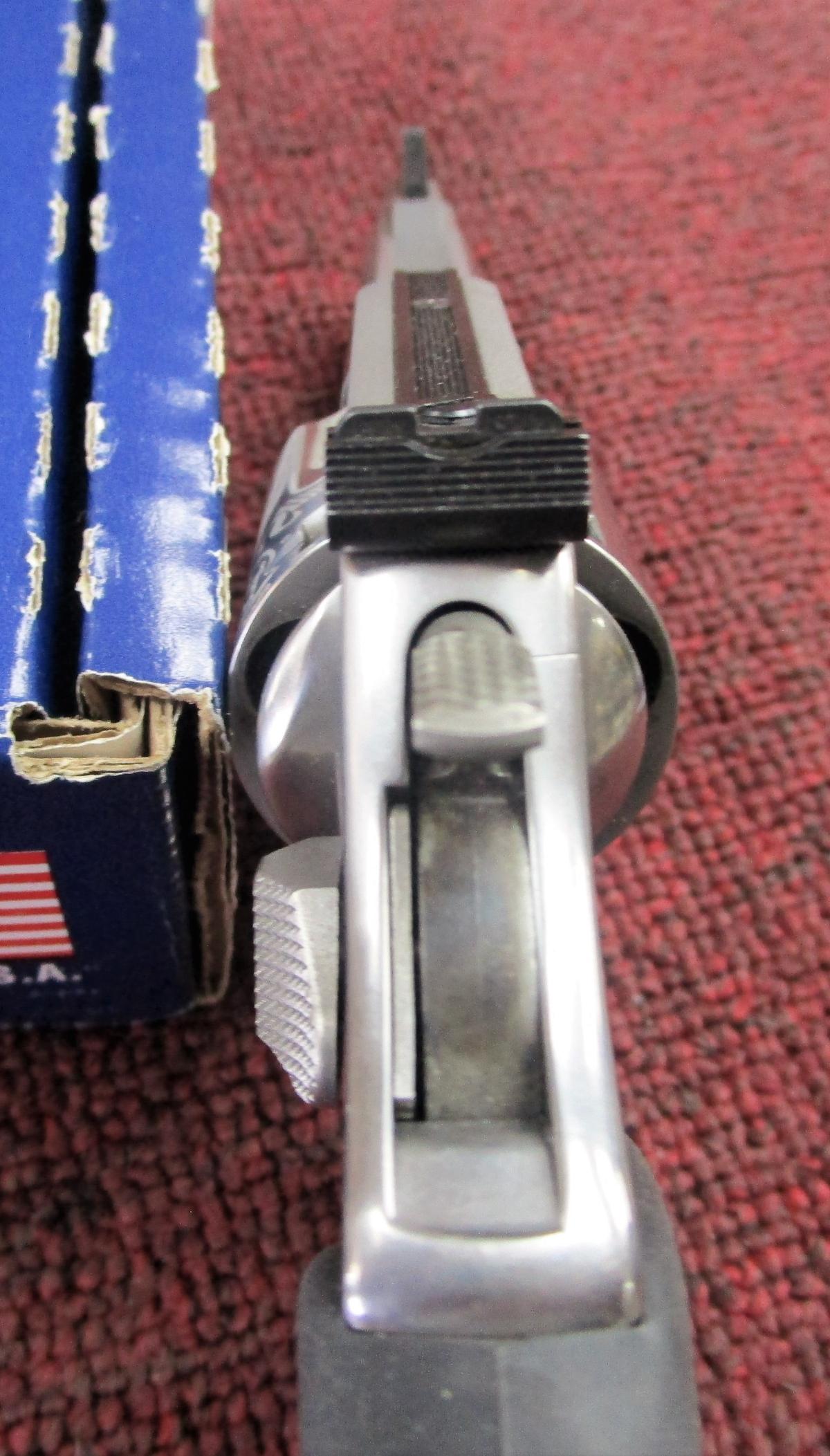 Smith & Wesson Model 60 3in Brl 357 Mag/38 Spl Stainless Rubber Grips 5 ...