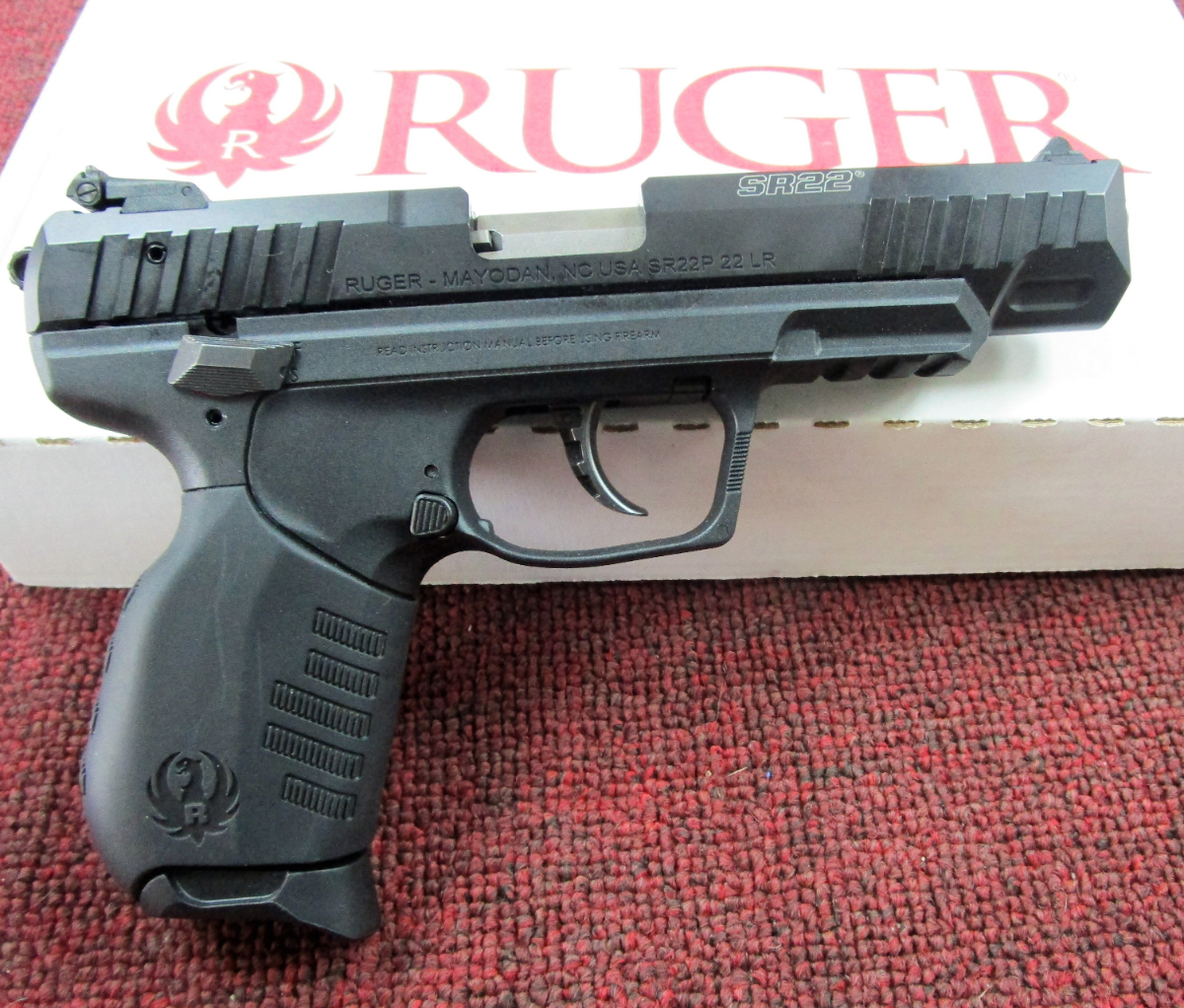 Ruger SR22 4.5 IN BARREL,IN BOX AS NEW-ALL PAPERS TEST FIRED ONLY .22 ...