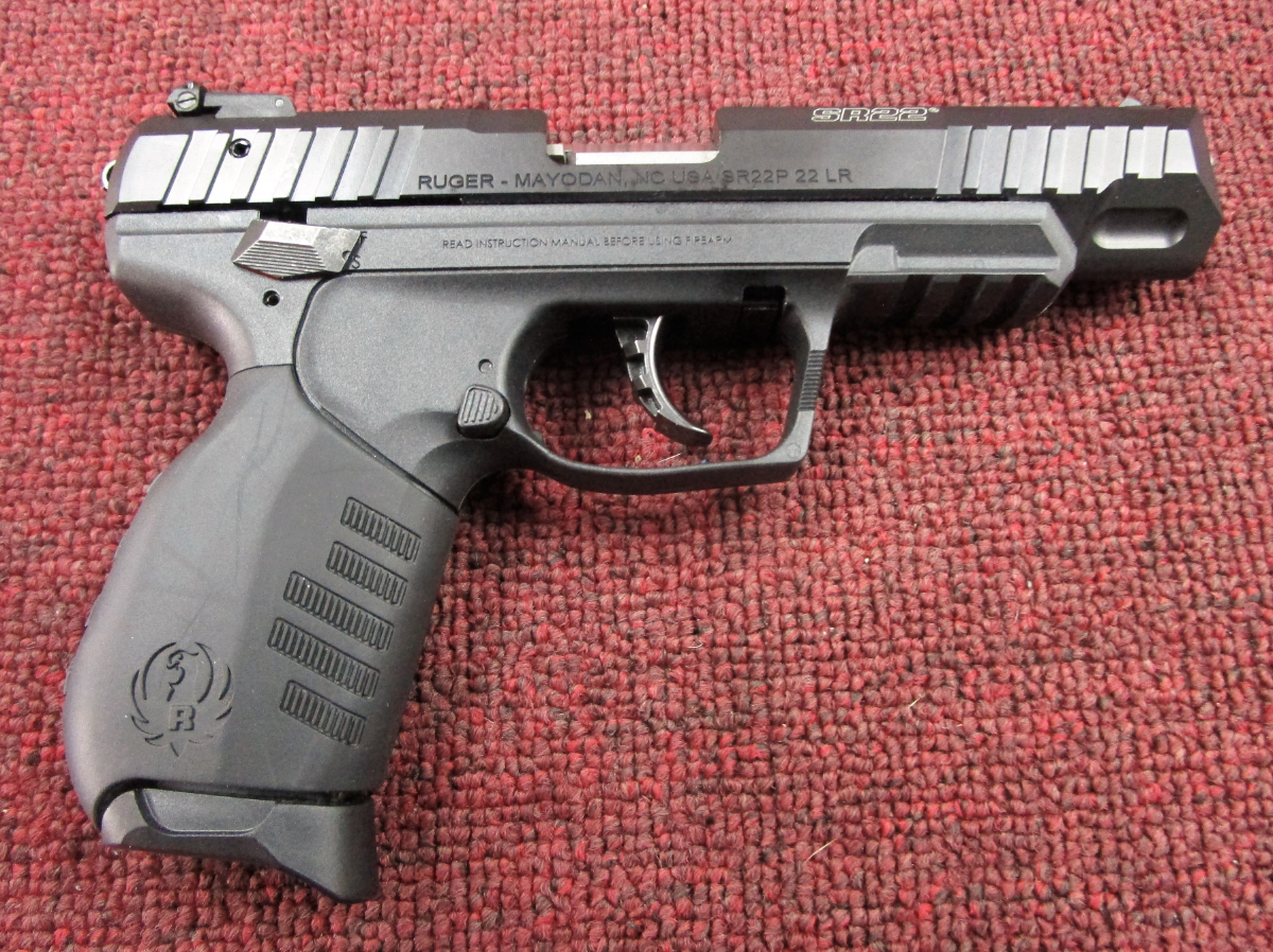 Ruger SR22 4.5 IN BARREL,IN BOX AS NEW-ALL PAPERS TEST FIRED ONLY .22 ...