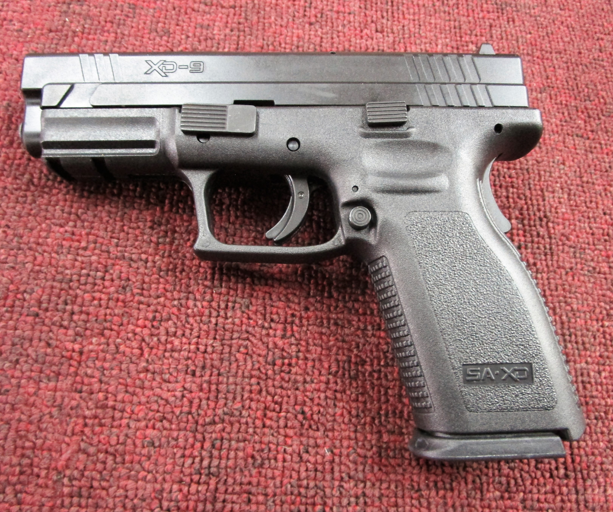 Springfield Armory Xd9 Defender 2-15rd Mags Grip Safety 4in Barrel 9mm ...