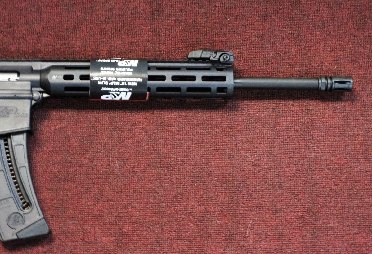 Smith & Wesson M&P 15-22 SPORT 1-25RD MAG FLIP UP SIGHTS 6-POSITION ...