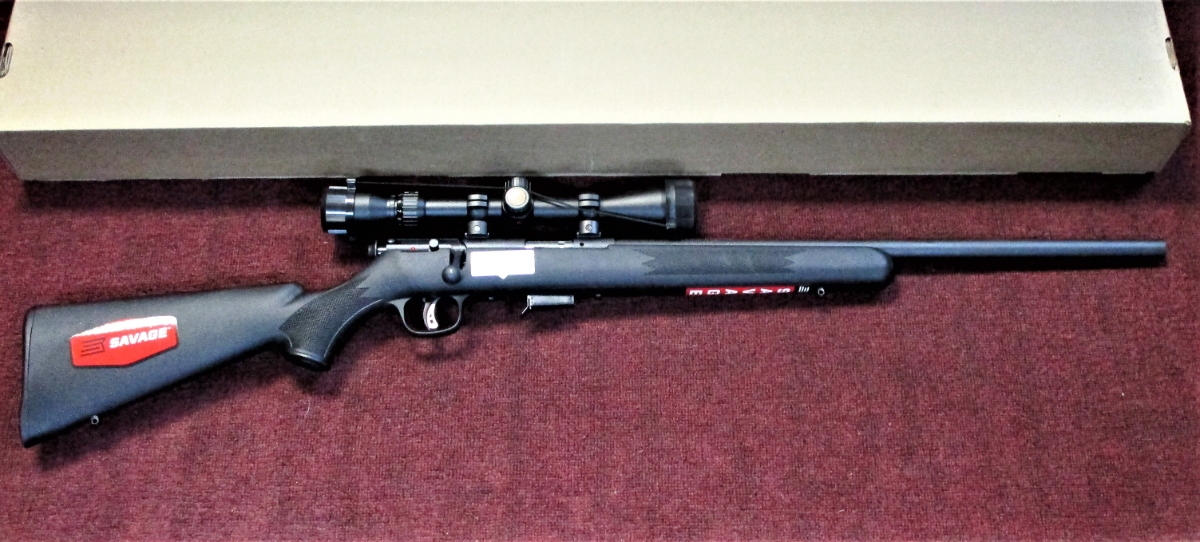 Savage 93 Fv Heavy Barrel Syn Stock Accu Trigger 3x9x40 Scope .22 Magnum For Sale at GunAuction ...
