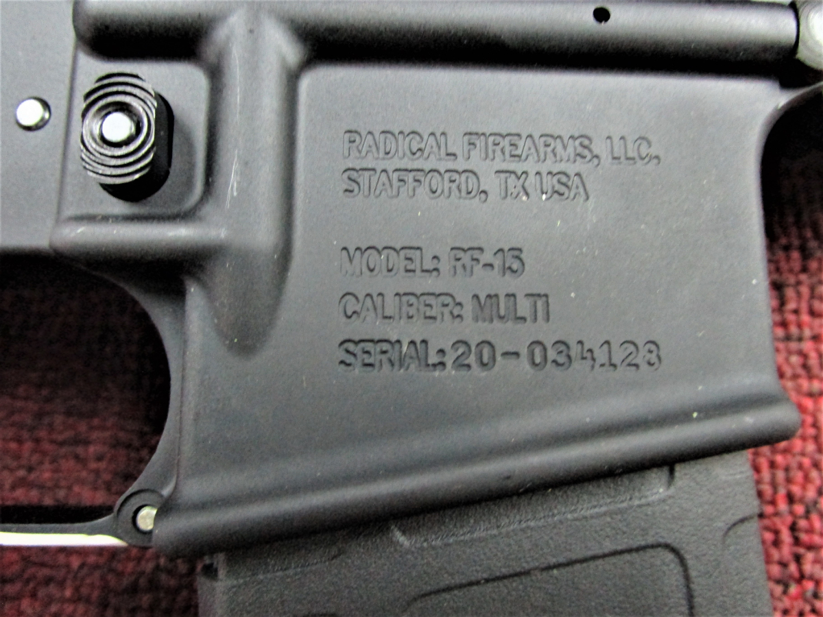 Radical Firearms RF-15(AR-15)1 IN 7 TWIST 2-30RD MAGAZINES FLIP UP ...