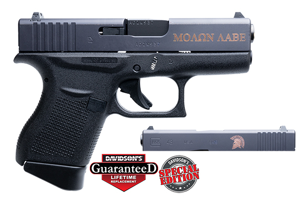 Glock 43 Spartan Engraved Special Edition No California Sales For Sale ...