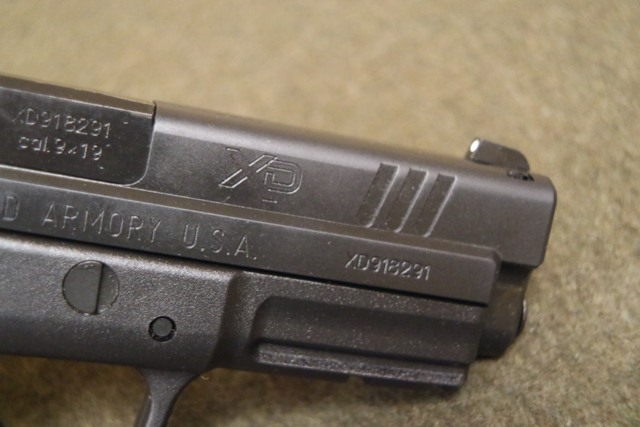 Springfield Armory Xd - #Xd9101hcspos - Serial #Xd918291 9mm Luger For ...