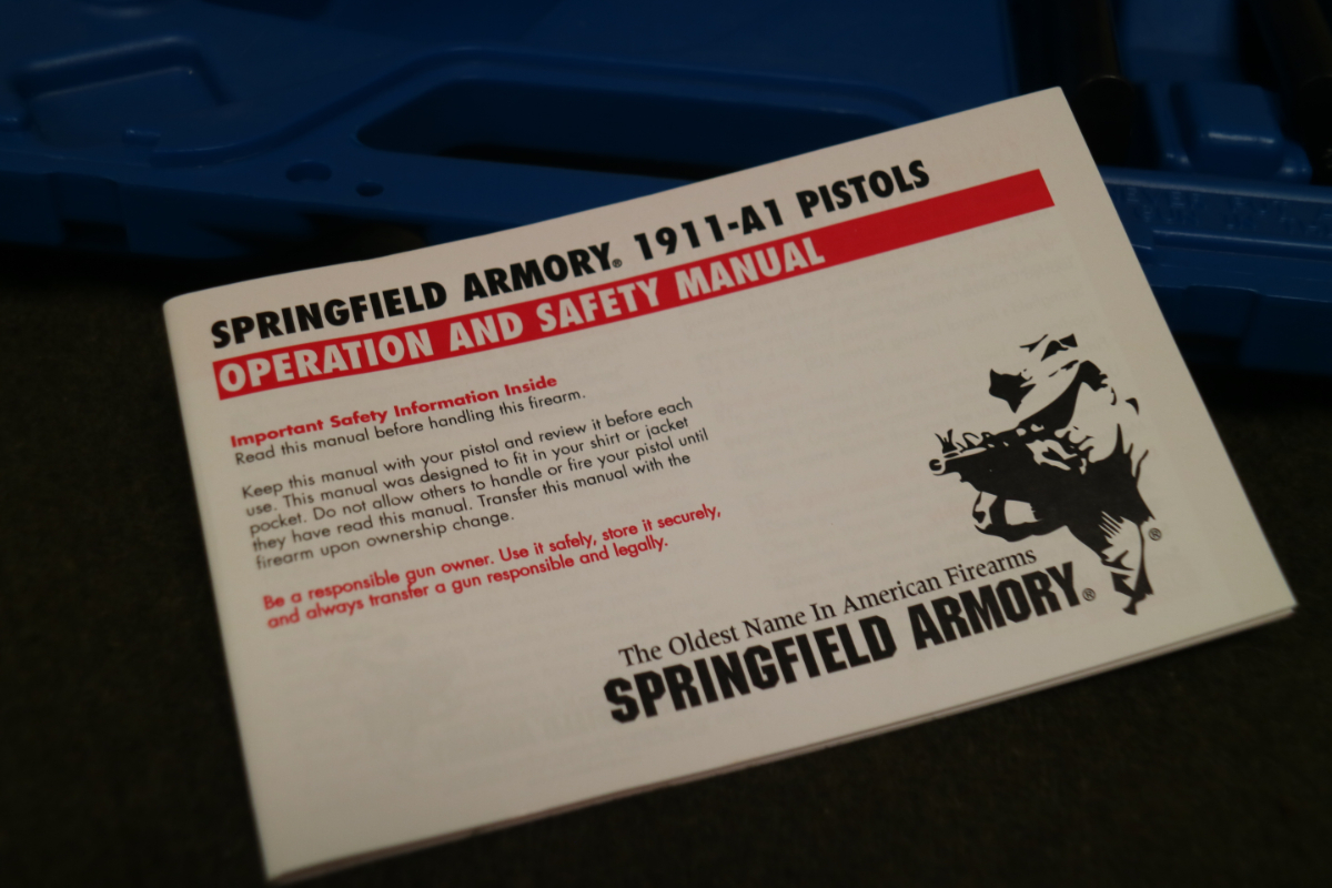 Springfield Armory Model 1911a1 Loaded - #Px9109l - Serial #N504023 .45 ...