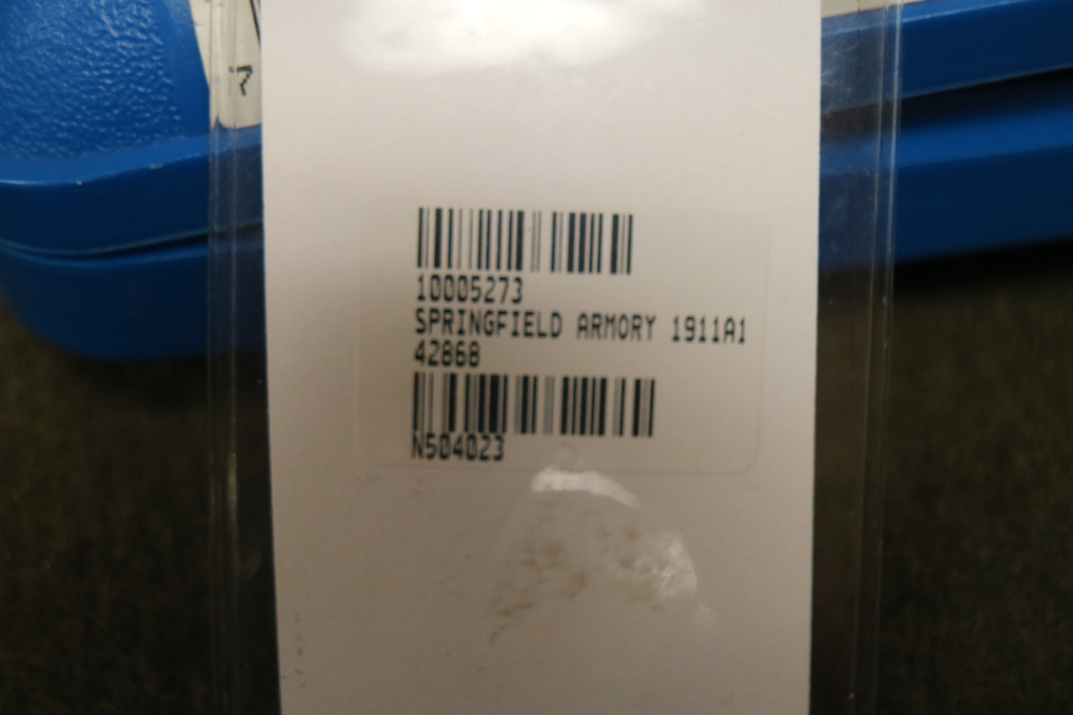 Springfield Armory Model 1911a1 Loaded - #Px9109l - Serial #N504023 .45 ...