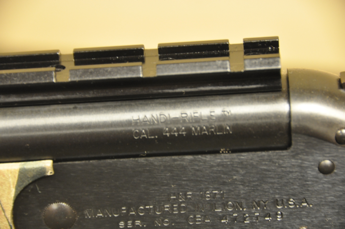 H&R 1871 Inc Handi-Rifle 444 Marlin 22" Barrel With Realtree Camo Stock ...