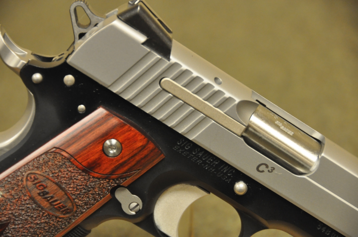 Sig Sauer 1911 C3 Compact 45acp Two-Tone W/ 4.2 Barrel, 2-Mags & Box ...