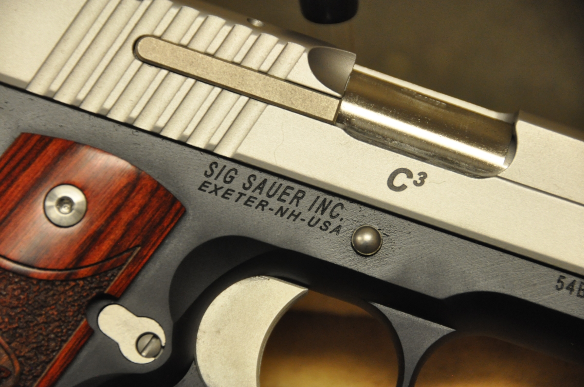 Sig Sauer 1911 C3 Compact 45acp Two-Tone W/ 4.2 Barrel, 2-Mags & Box ...