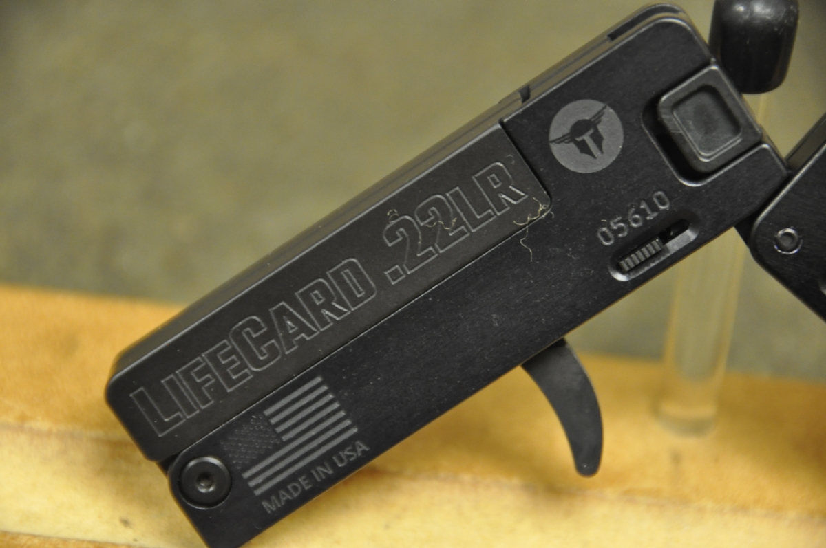 Trailblazer Firearms Lifecard 22lr Single Shot Pistol 3.375" X 2.125 ...