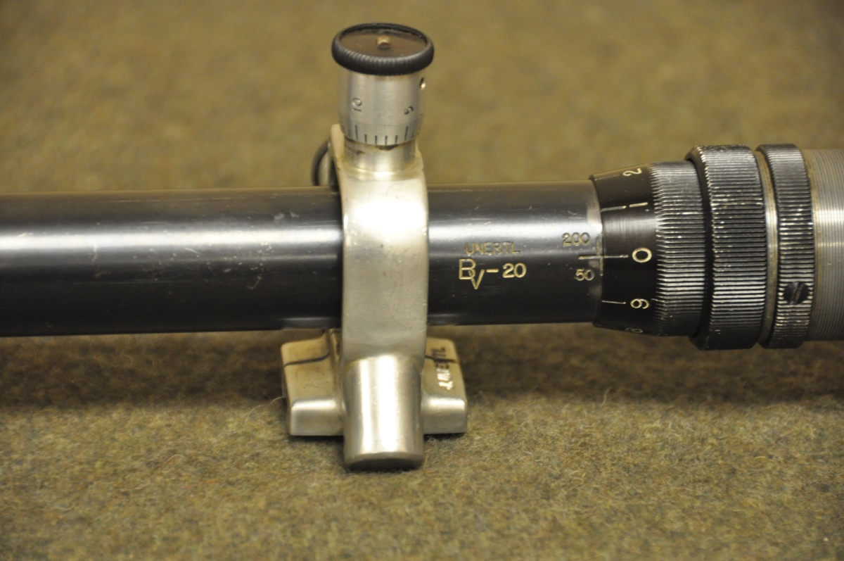 J Unertl Bv-20 20x Target / Varmint Scope W/ Unertl Adjustable Ring ...